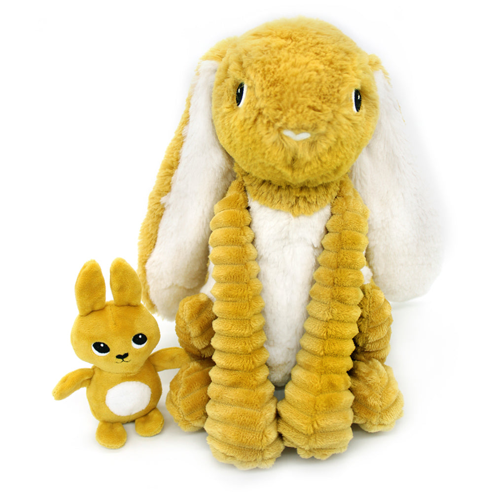 yellow rabbit plush